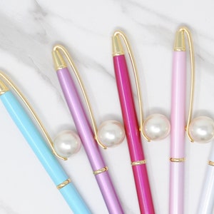 SLIM PEARL PEN | Large Pear Pen, Wedding Guest Book Pen, Planner Pens ...