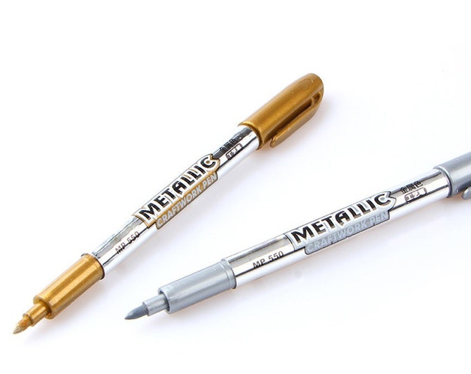 METALLIC GOLD or SILVER Marker Metallic Paint Marker, Photo Album ...