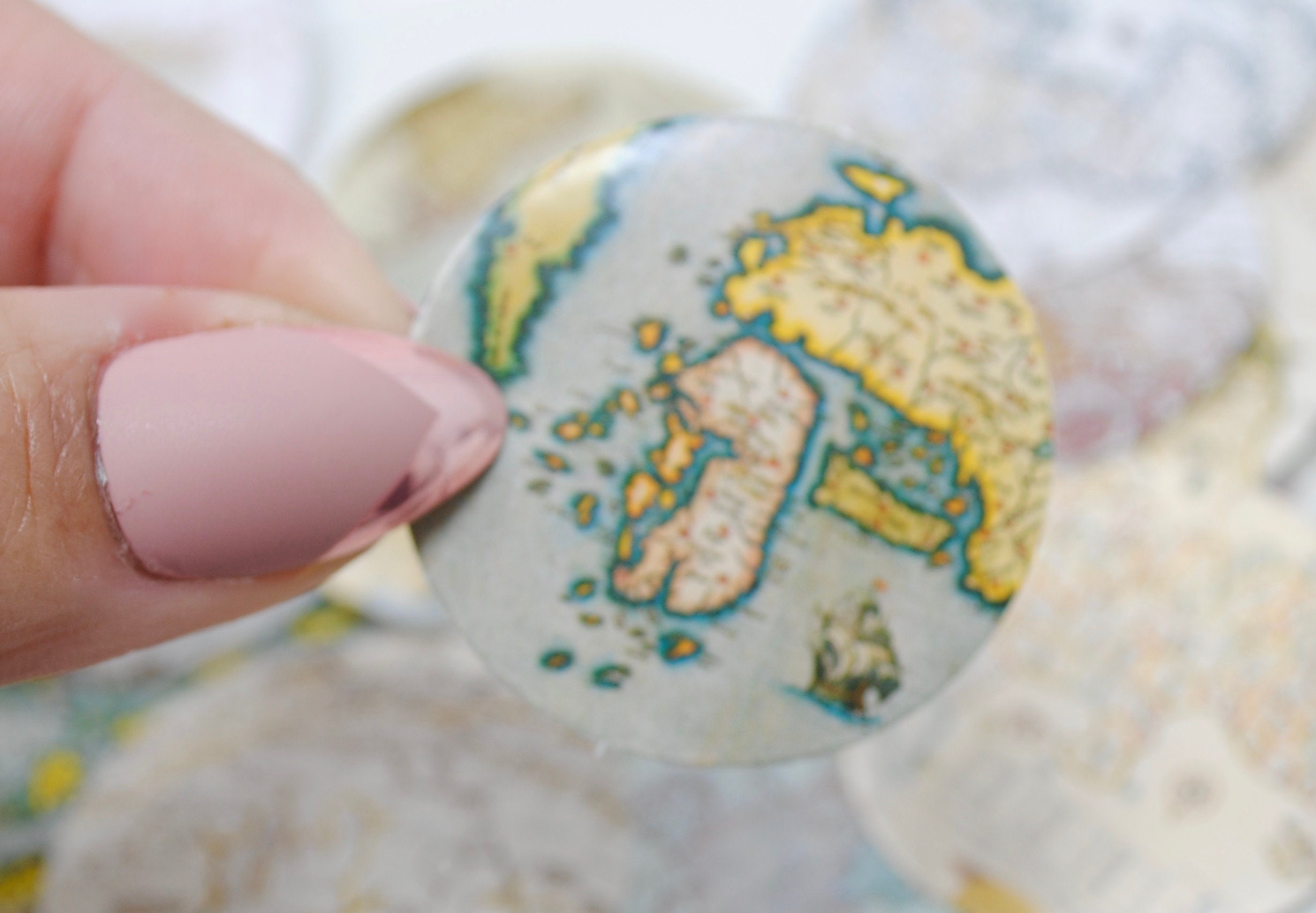 WORLD STICKERS 45pc Vintage World Map Stickers Vintage Map | Etsy