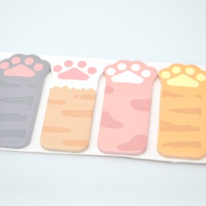 Cat Paw Page Flags 120pcs | Adhesive Sticky Notes | Kitten Page Flag ...