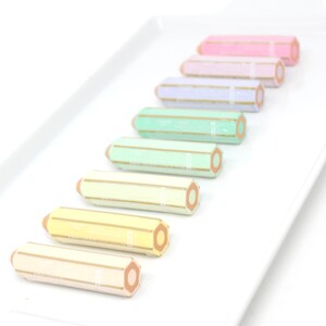 Pastel Eraser in Pencil Shape Colorful Pastel Eraser Ombre - Etsy