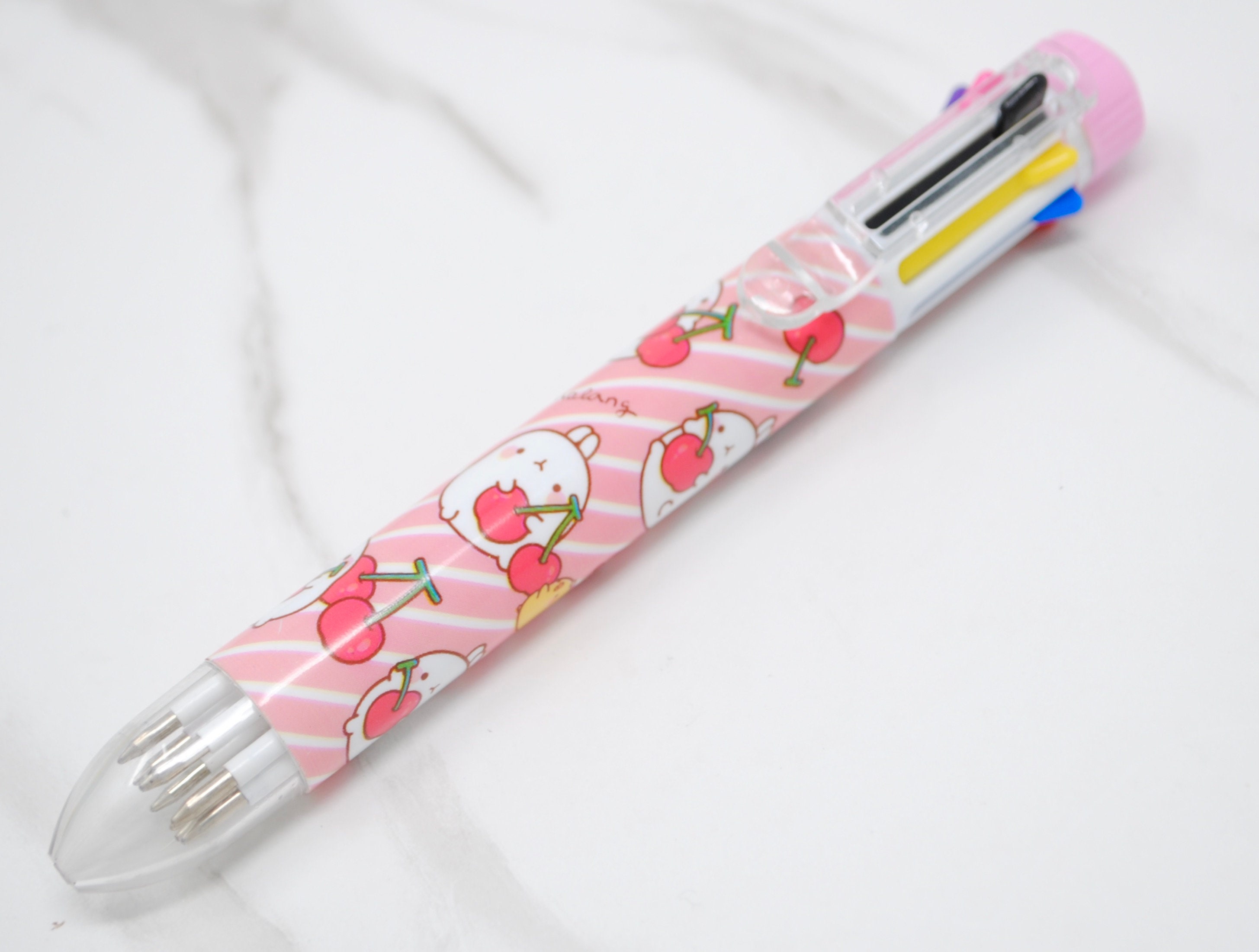 MOLANG MULTICOLOR PEN Kawaii Cute Rabbit Pen Cartoon Bunny - Etsy