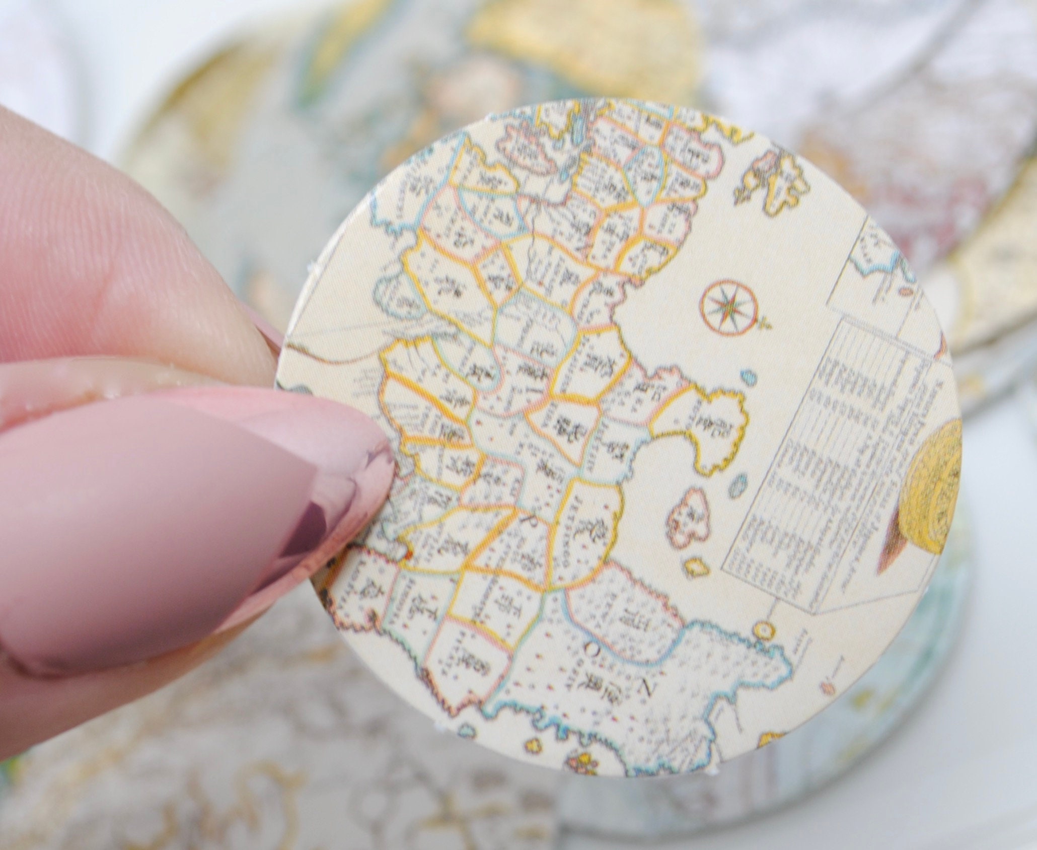 WORLD STICKERS 45pc Vintage World Map Stickers Vintage Map | Etsy