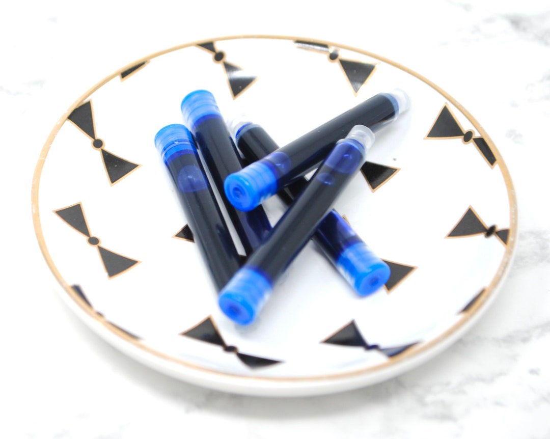Fountain Pen Ink Refills Multiple Colors | 3.4mm Caliber Red Blue Black ...