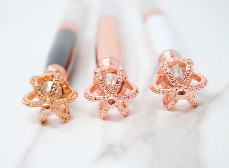 QUEEN CROWN PEN Large Crown Top Pens Crystal Gem Wedding - Etsy