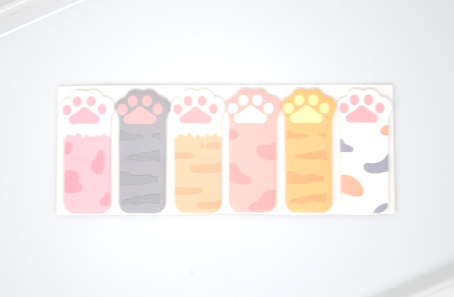Cat Paw Page Flags 120pcs Adhesive Sticky Notes Kitten - Etsy
