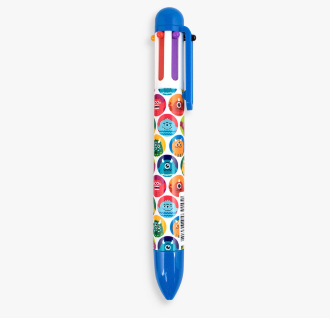 SILLY MONSTERS 6 Click Multi Color Pen Cute Kawaii Pen - Etsy