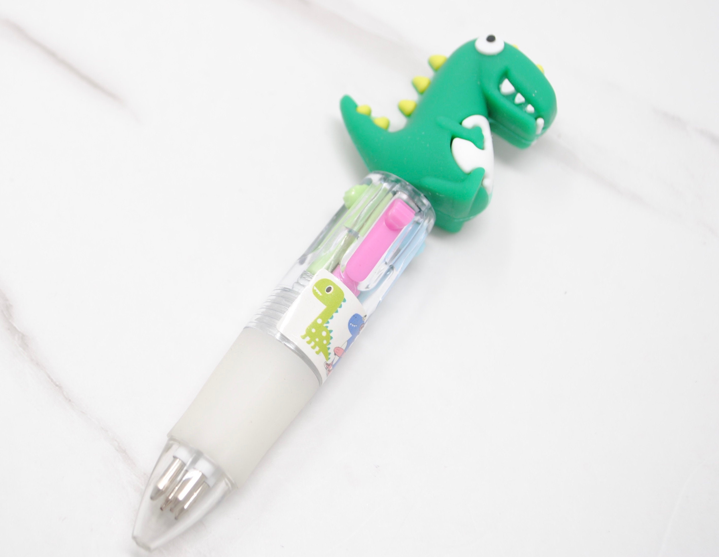 MINI DINOSAUR PEN 4 Colors in 1 Dinosaur Party Favors - Etsy UK