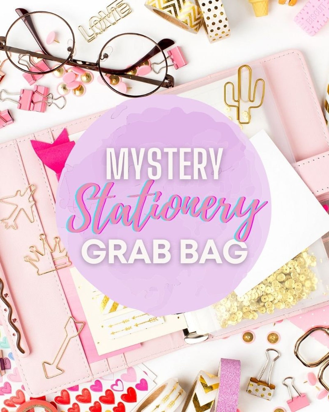 Mystery Stationery Grab Bag Surprise Kawaii Stationery Gift Bundle ...
