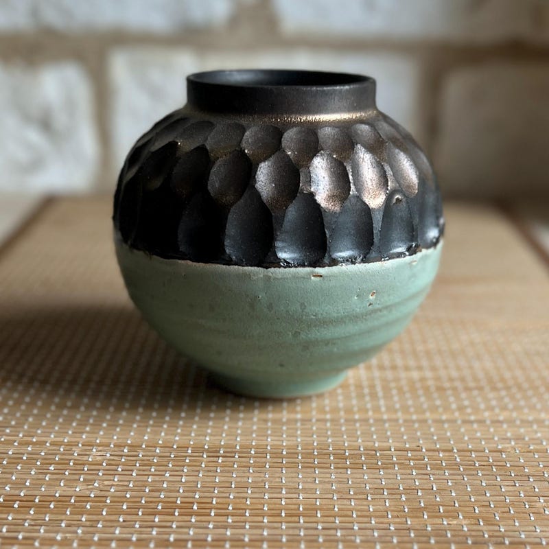 Carved Jar Pottery - Etsy