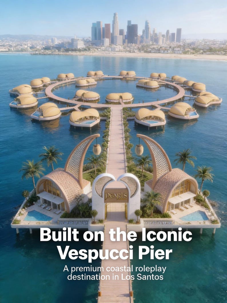 Fivem Pearls Luxury Resort Fivem MLO | Overwater Villas, Infinity Pool ...