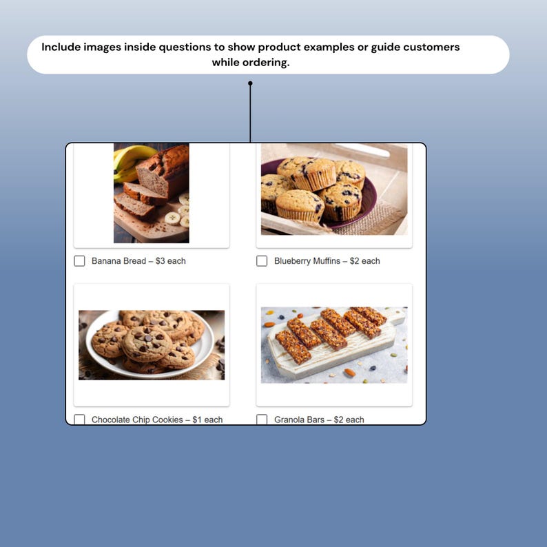 Bakery Order Form Template Google Forms Online Ordering System for ...