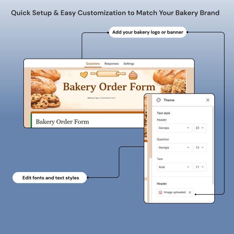 Bakery Order Form Template Google Forms Online Ordering System for ...