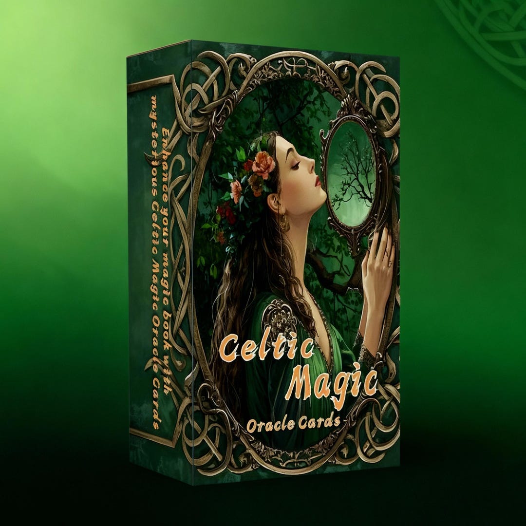 Celtic Magic Oracle Cards Deck, Witch Goddess Oracle, Pagan Divination ...