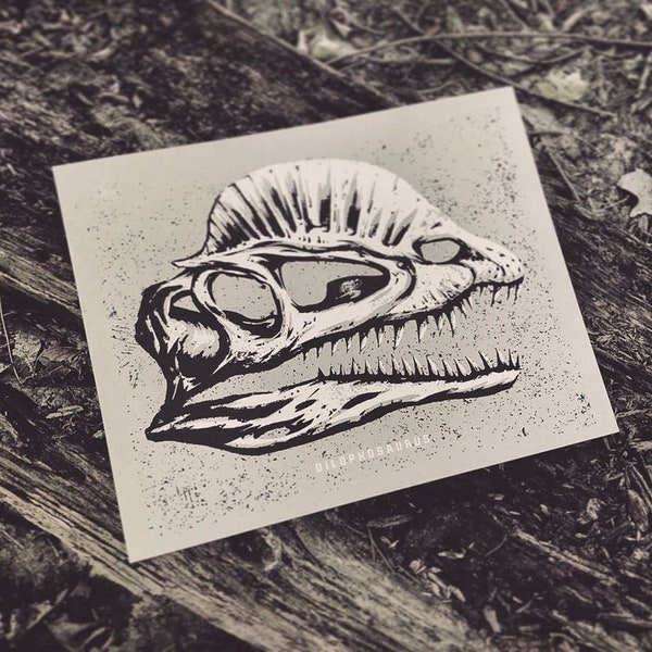 Dilophosaurus Poster - Etsy