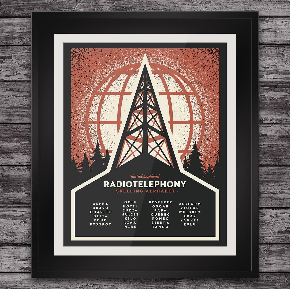 Phonetic Alphabet Art Print Handmade Screenprint Poster - Etsy Canada