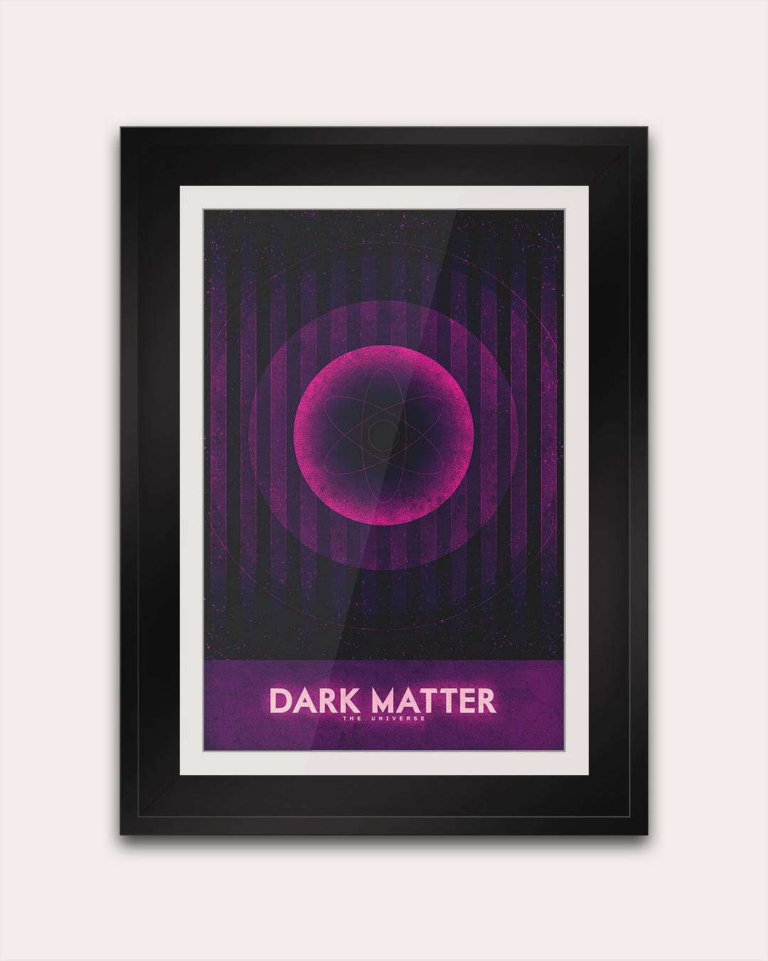 Dark Matter - Postkarte oder Poster - Galaxie Art Print - Space Travel ...