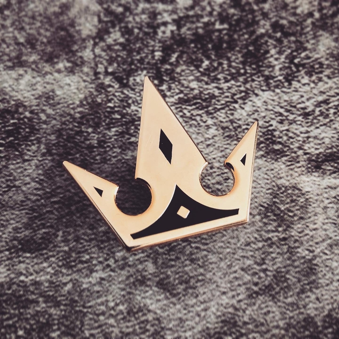 Golden Crown Enamel Pin: Royal Fashion Jewelry (1.25 Inch) - Etsy