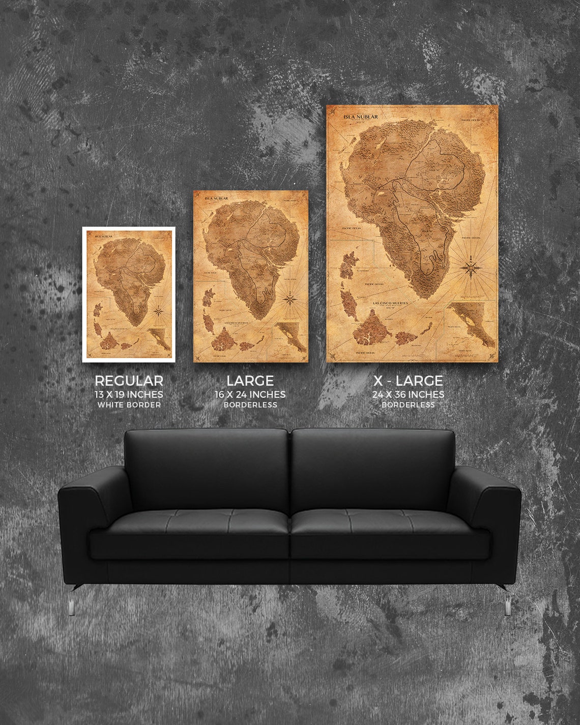 Jurassic Park Map Poster Dinosaur Decor Isla Nublar Map - Etsy