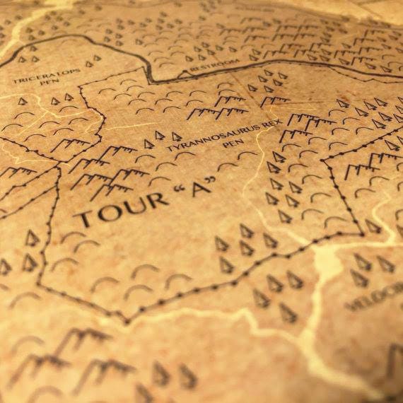 Jurassic Park Map Poster Dinosaur Decor Isla Nublar Map - Etsy Hong Kong