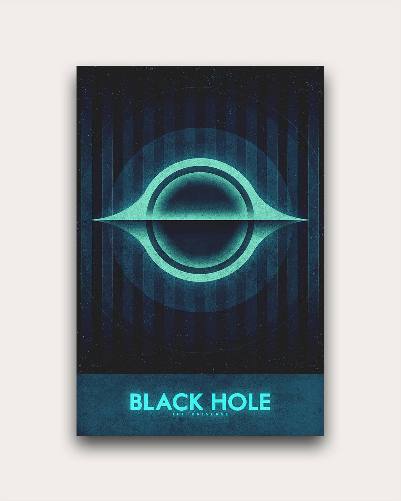 Black Hole Postcard or Poster Galaxy Art Print Space - Etsy