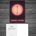 Trappist 1 System Postcard Poster Space Travel Atomic | Etsy