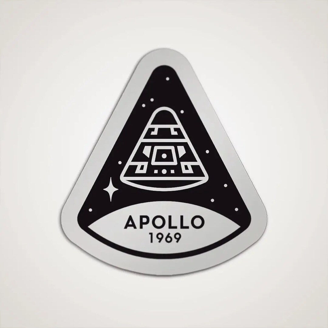Apollo 11 Module - Matte Silver - Sticker - Etsy