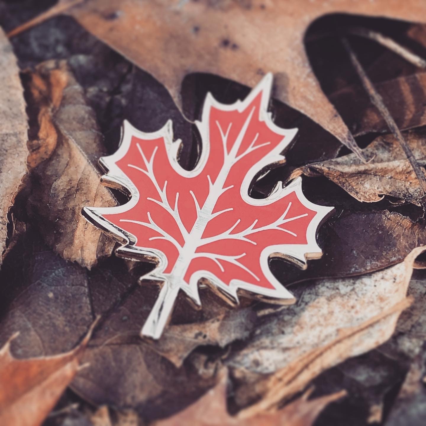 Red Maple Leaf Pin 1.5 Inch Enamel Pin Canadian Jewellery - Etsy UK