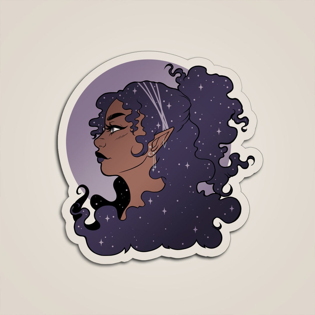 Galactic Goddess - Sticker - Etsy