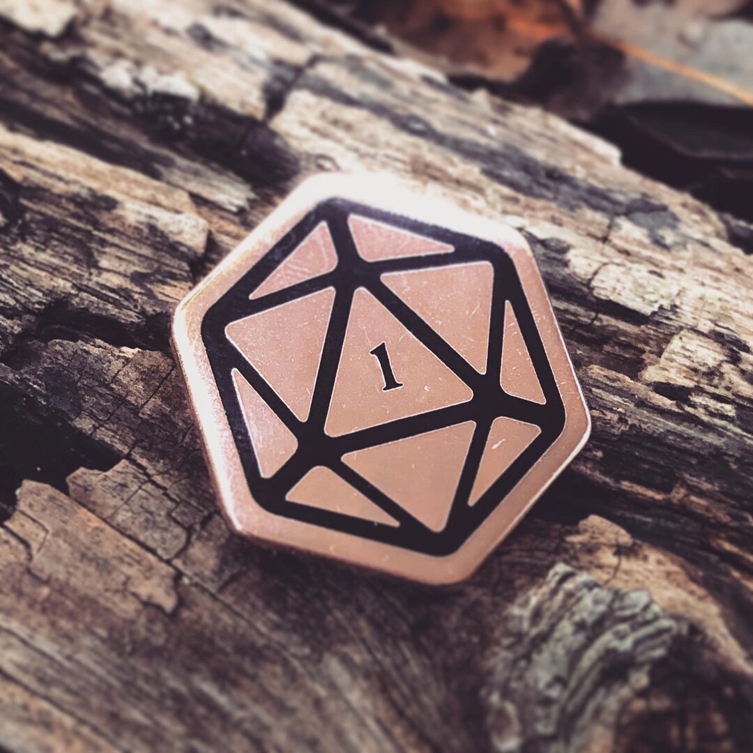 D20 Critical Fail Enamel Pin - 1.25 Inch - Bad Luck Fashion - FML ...