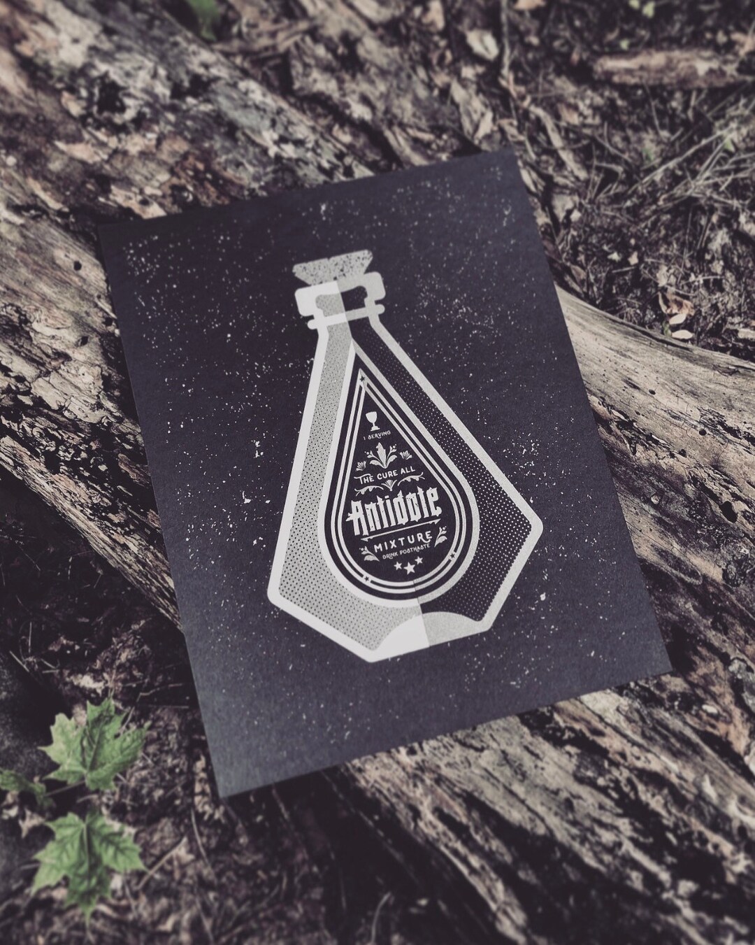 Antidote Potion 11 X 14 Inches Handmade Art Print Magic Potion - Etsy