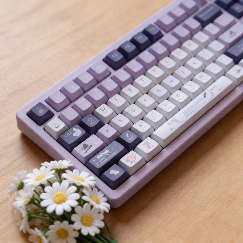 152 Pcs Trainee Witch Gaming Keycap Set, Cherry Profile PBT Sublimation ...