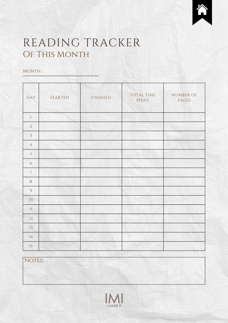 Reading Reflection Journal – Digital Book Log Pages PDF - Etsy