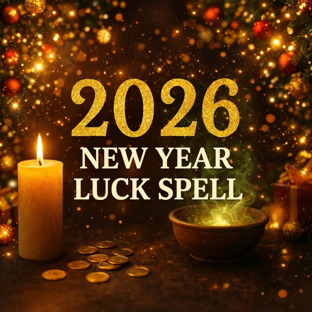 2026 New Year Luck Spell – Christmas Magic for Success, Abundance ...