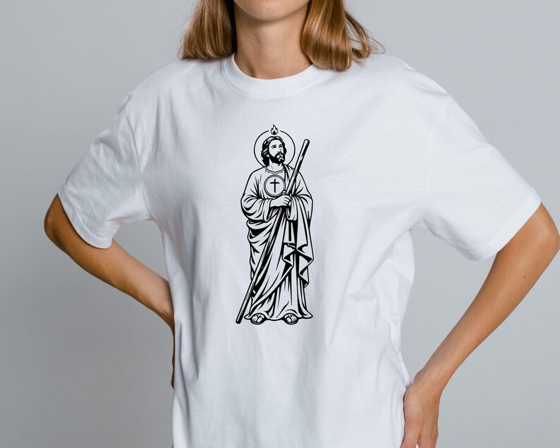 St. Jejus SVG, PNG, St. Jude Thaddeus Cut File, Schutzpatron der ...
