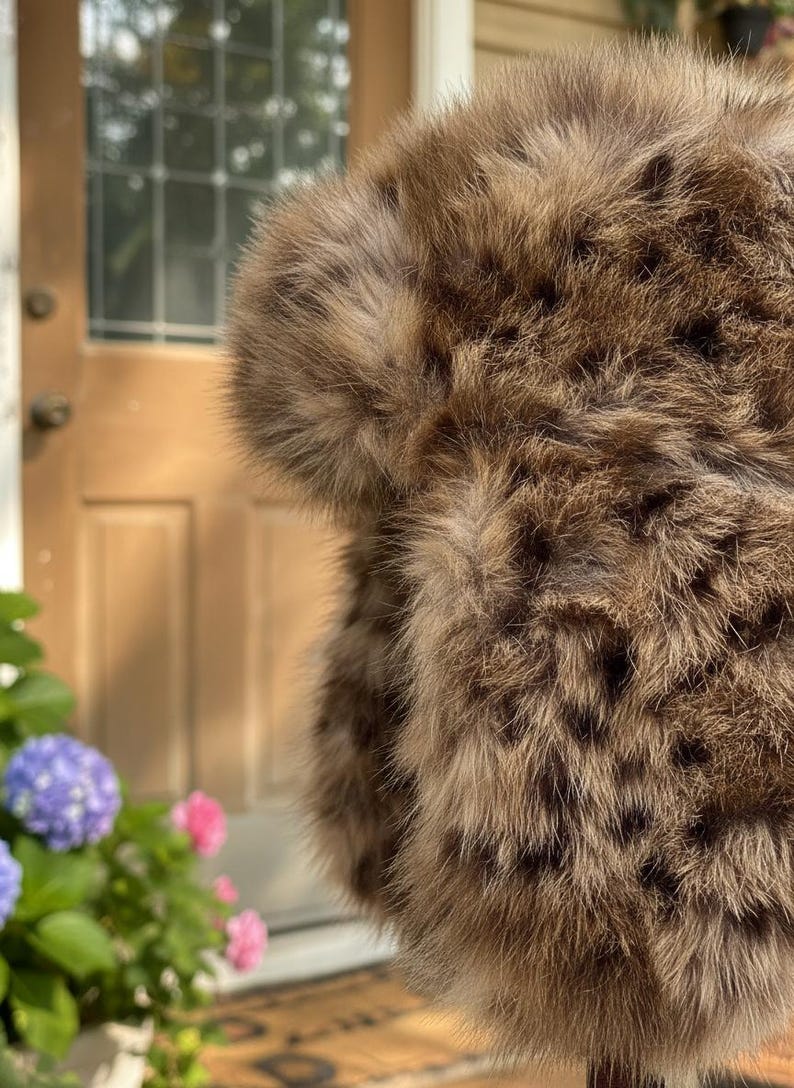Cute Ear Flap Plush Hat With Soft Fluffy Fur, Cozy Winter Trapper Style ...
