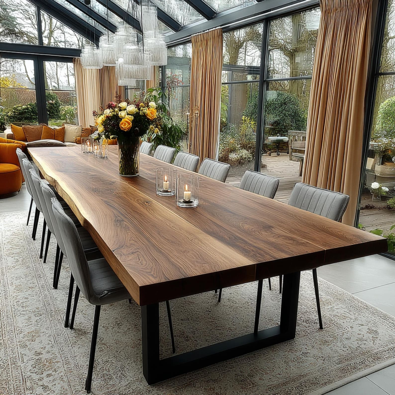 Solid Wood Table, Dining Table, Rustic Table, Kitchen Table, Wooden ...