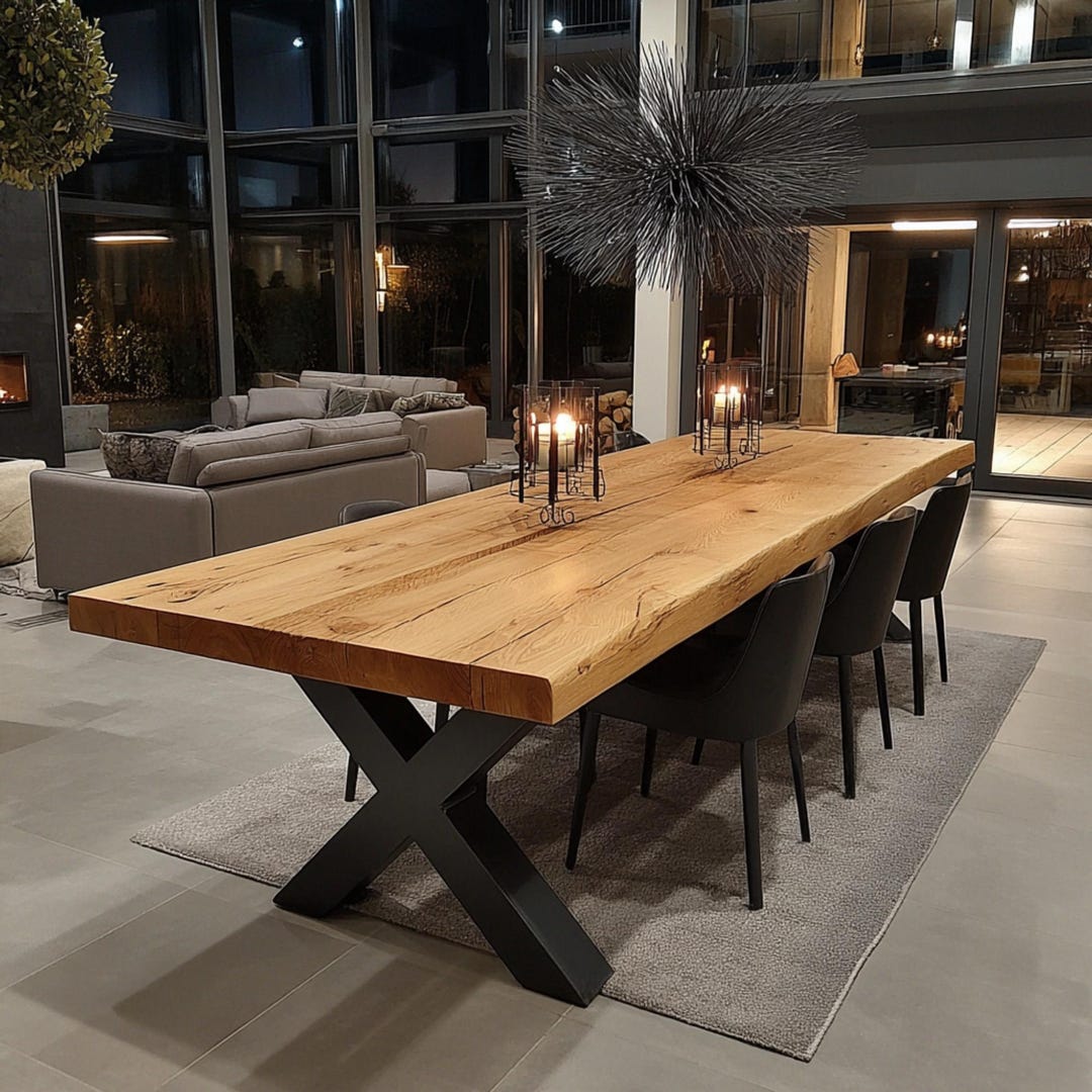 Custom Dining Table, Dining Table, Rustic Table, Kitchen Table, Wooden ...
