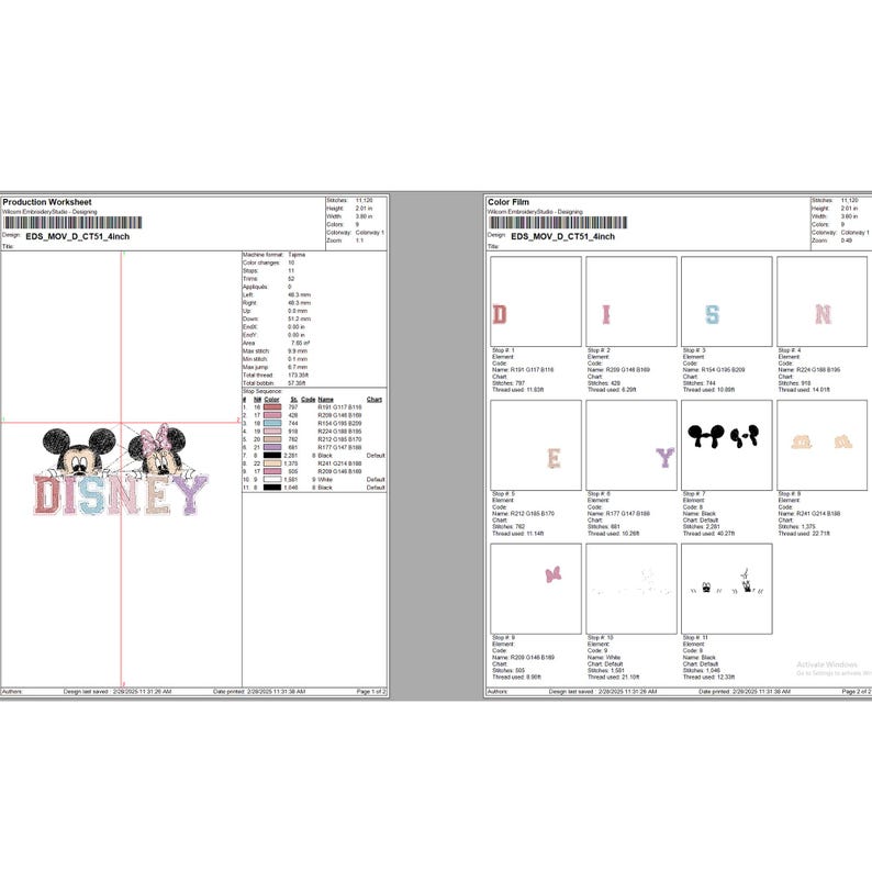 Magic Kingdom Embroidery Design, Mouse and Friends Embroidery File ...