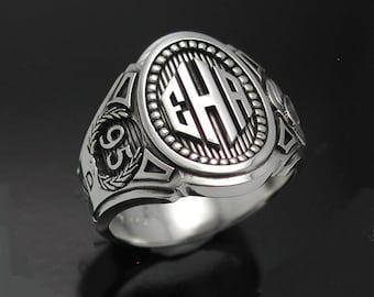 Shotokan Tiger Karate Ring in Sterling Silver Style 016 | Etsy