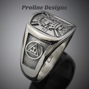 York Rite Ring in Sterling Silver ~ Style 017YR - Etsy