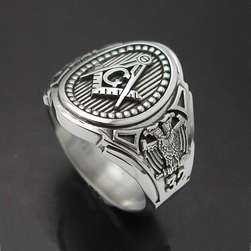 Scottish Rite 32nd Degree Double Eagle Bespoke Ring in - Etsy