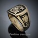 Scottish Rite Masonic Ring in Gold With 3mm Diamond Style 020 - Etsy