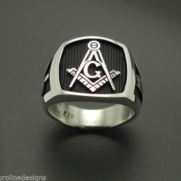 Masonic Ring - Etsy