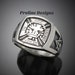 York Rite Ring in Sterling Silver Style 017YR - Etsy