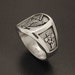 Scottish Rite 32nd Degree Double Eagle Ring With Wings up in - Etsy