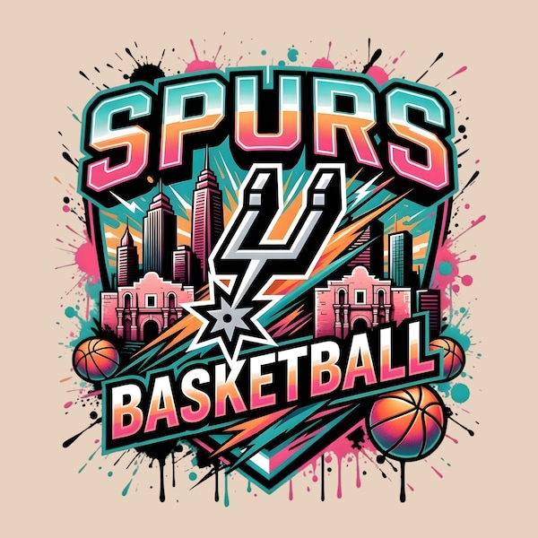San Antonio Spurs Svg - Etsy