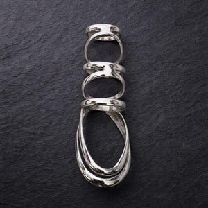 Sterling Silver Full Finger Splint Ring, Arthritis Support, EDS Brace ...