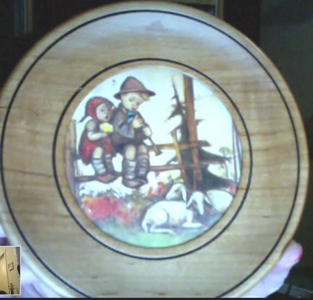 MJ Hummel Wooden Display Plate Made in Germany - Etsy