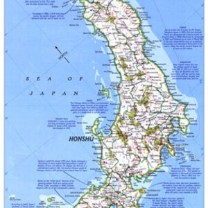 Map of Japan Historical Map 1984 Hagi: Where Japans Revolution Began ...